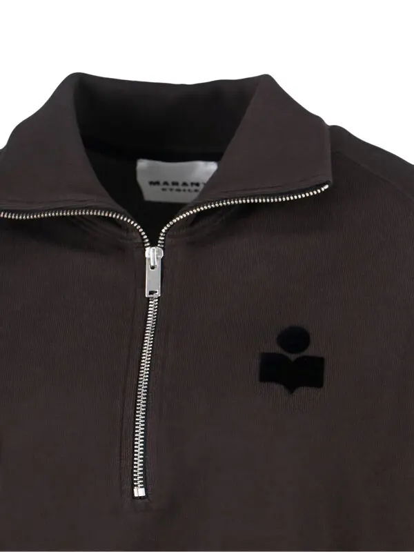 Isabel Marant Étoile Ross Zip Sweatshirt - Black