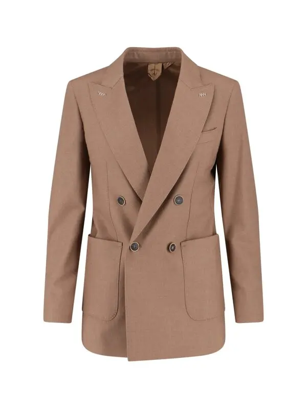 Max Mara Harald Double-breasted Blazer - Brown