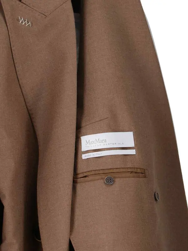 Max Mara Harald Double-breasted Blazer - Brown
