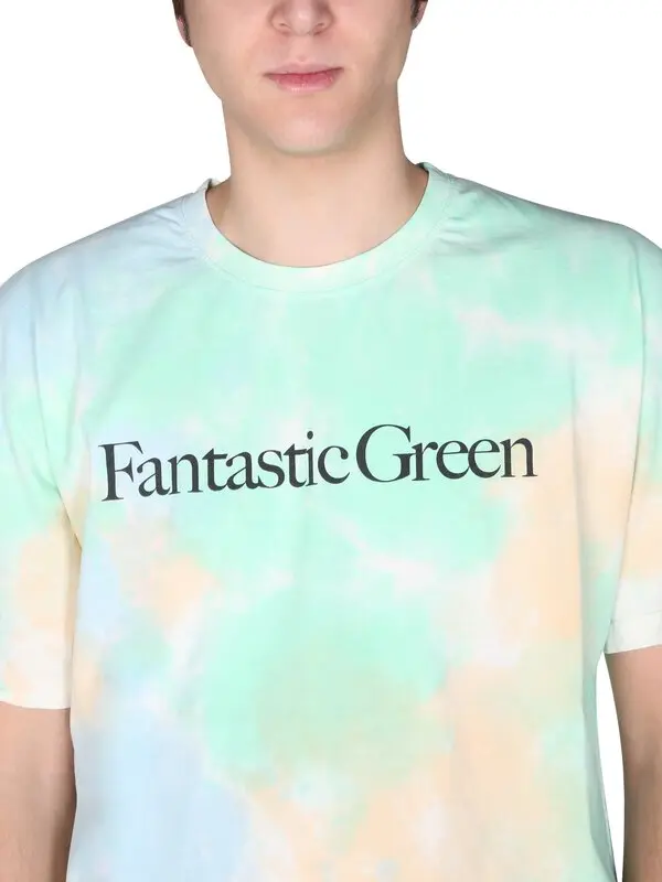 MSGM Fantastic Green" T-shirt - Multicolour
