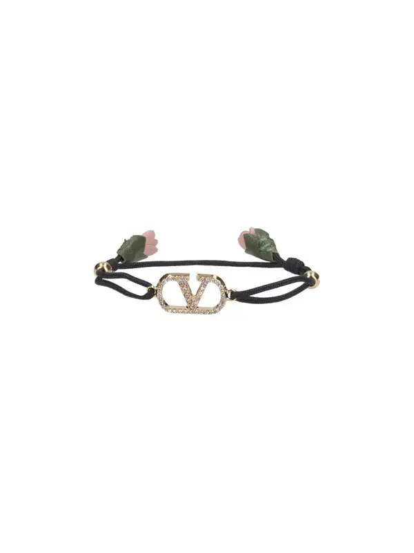 Valentino Garavani Vlogo Signature Bracelet - Black