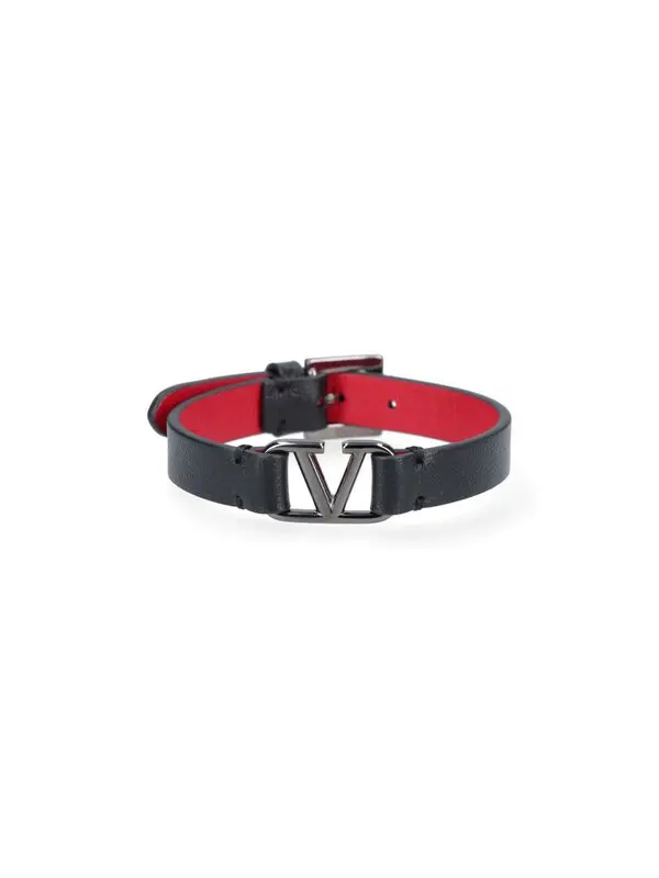 Valentino Garavani Vlogo Signature Bracelet - Black