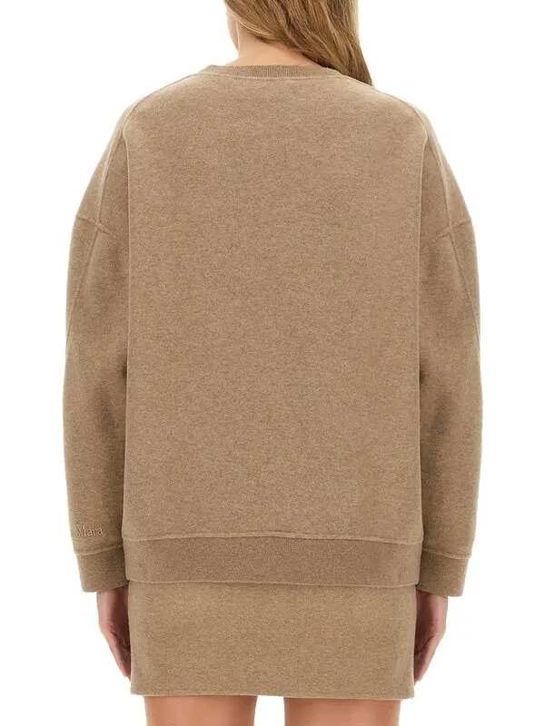 Max Mara Elvira Jersey Top - Beige