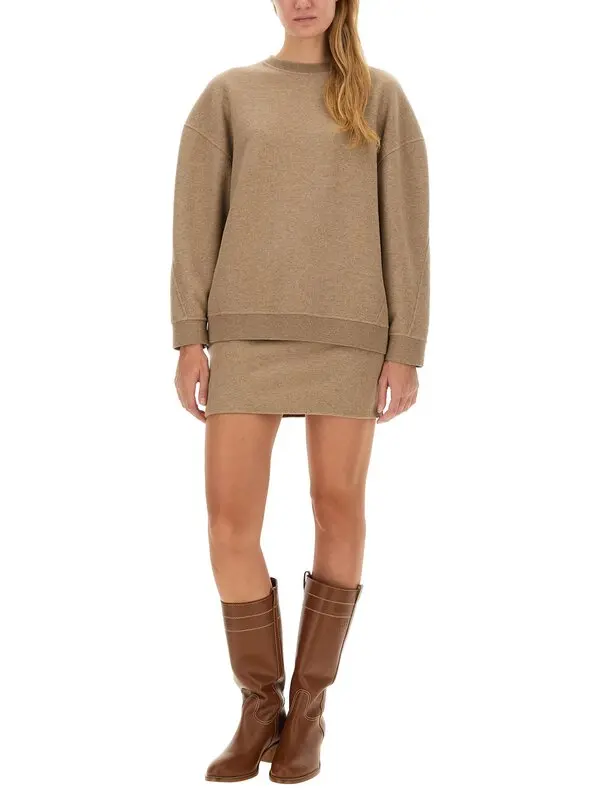 Max Mara Elvira Jersey Top - Beige