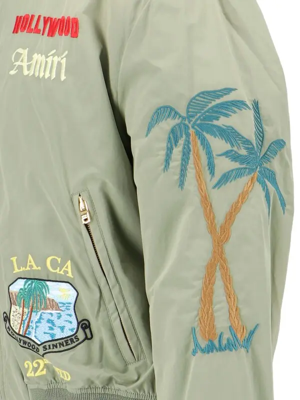 Amiri Sinners Bomber Jacket - Green