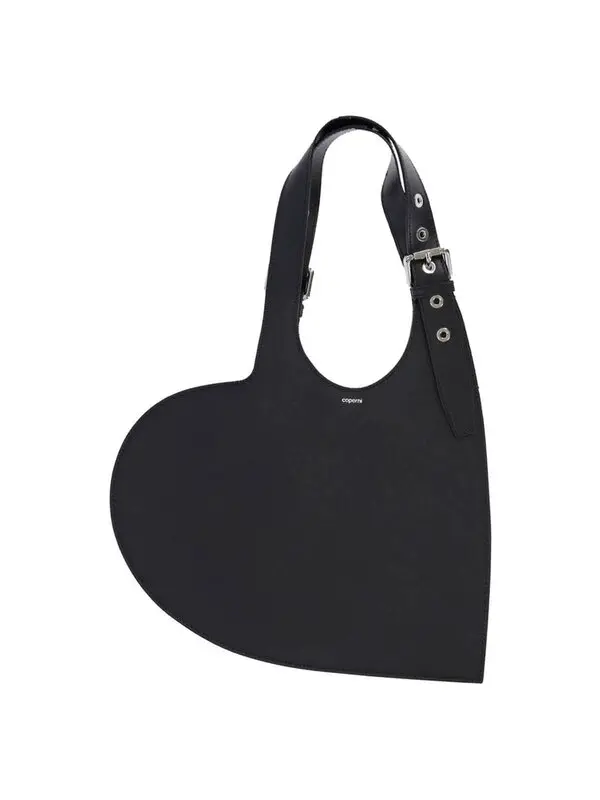 Coperni Heart Tote Bag - Black