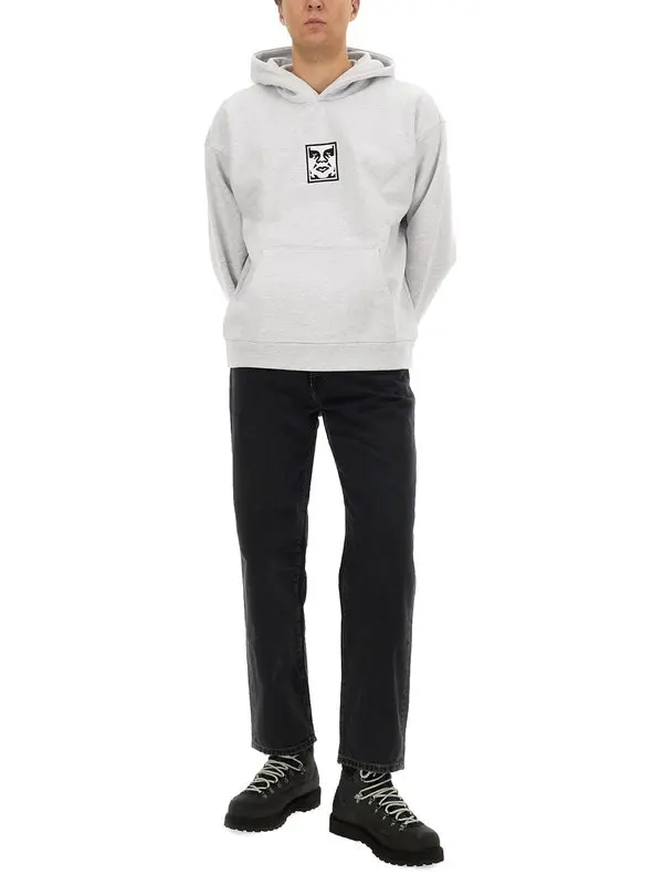 Obey Printed Sweatshirt - Grey