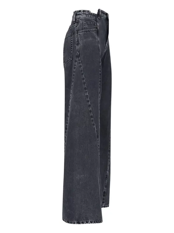 MAISON MARGIELA Décortiqué Palazzo Jeans - Black