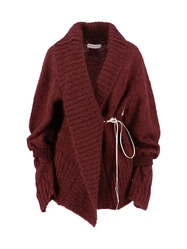 Dries Van Noten Oversize Mohair Blend Cardigan