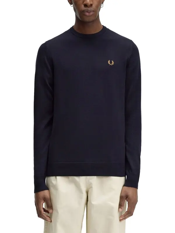 Fred Perry Jersey With Logo - Blue