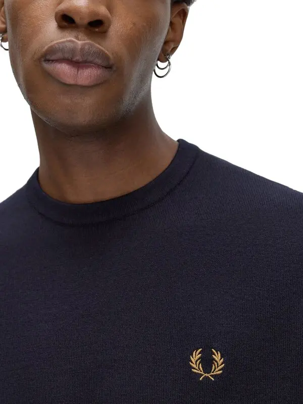 Fred Perry Jersey With Logo - Blue