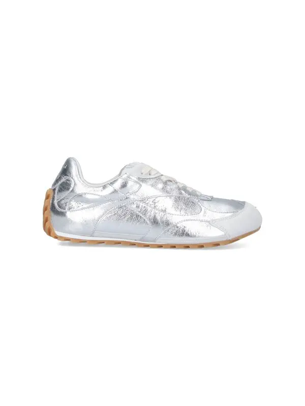 Bottega Veneta Orbit Flash Sneakers - Silver