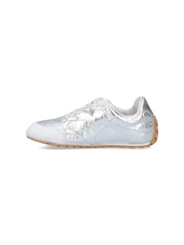 Bottega Veneta Orbit Flash Sneakers - Silver