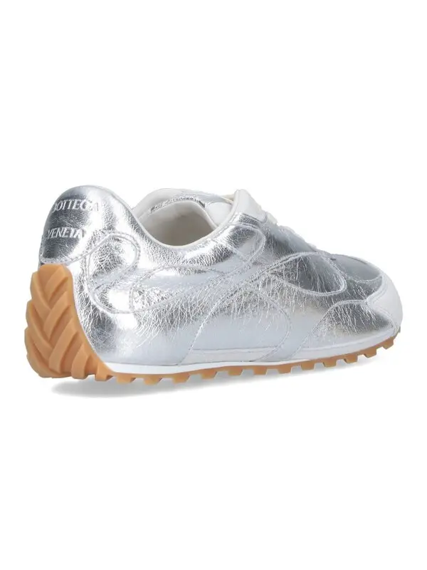 Bottega Veneta Orbit Flash Sneakers - Silver