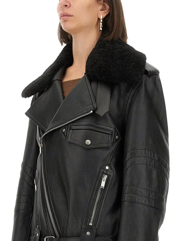 Saint Laurent Leather Biker Jacket