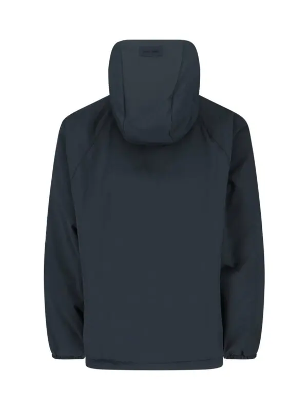 PDF Zip-up Cotton Jacket - Black