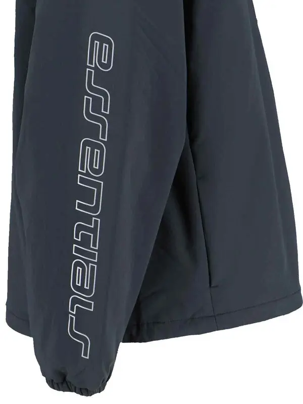 PDF Zip-up Cotton Jacket - Black