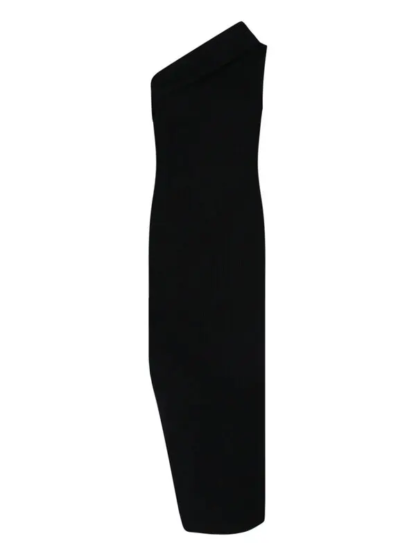 Rick Owens Asymmetric Maxi Dress