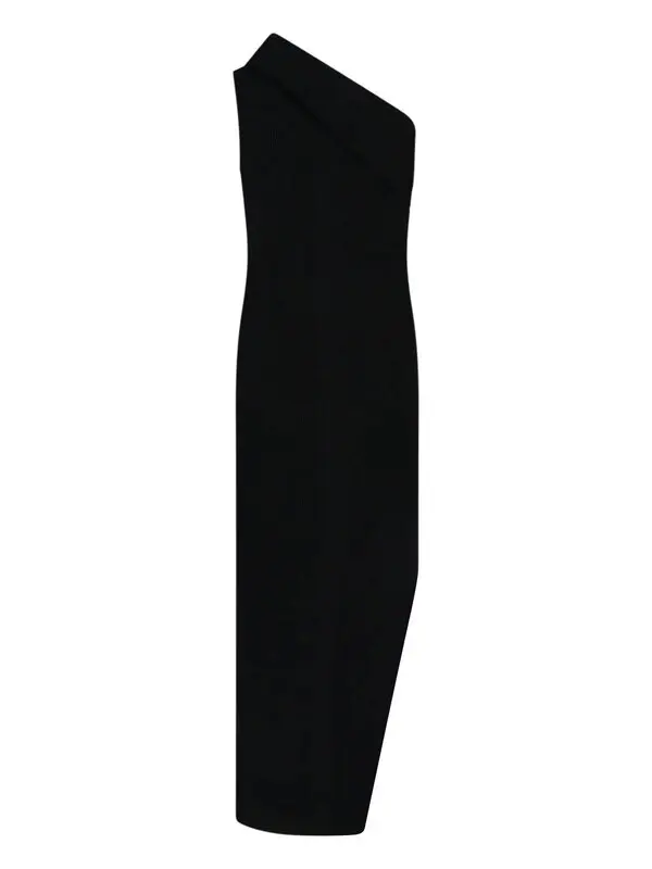 Rick Owens Asymmetric Maxi Dress