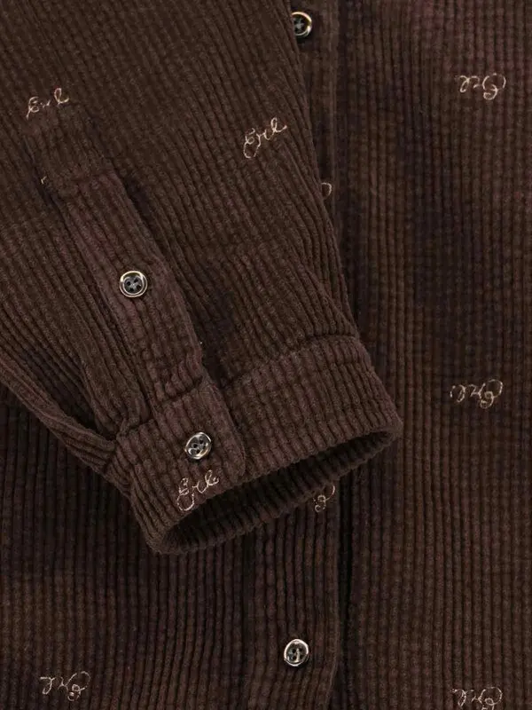 ERL Velvet Shirt - Brown