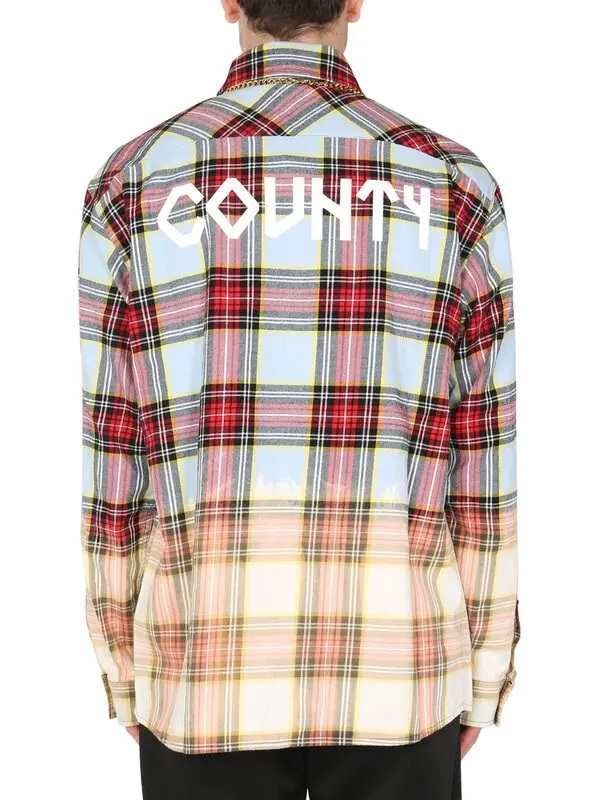 MARCELO BURLON COUNTY OF MILAN Shirt With Check Print - Multicolour