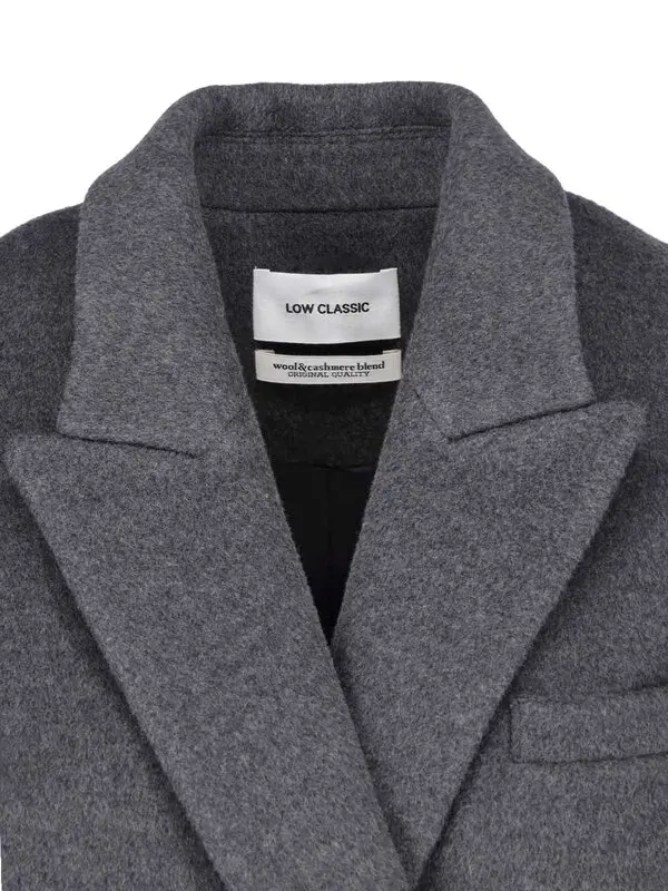 LOW CLASSIC Double-breasted Wool And Cashmere Coat