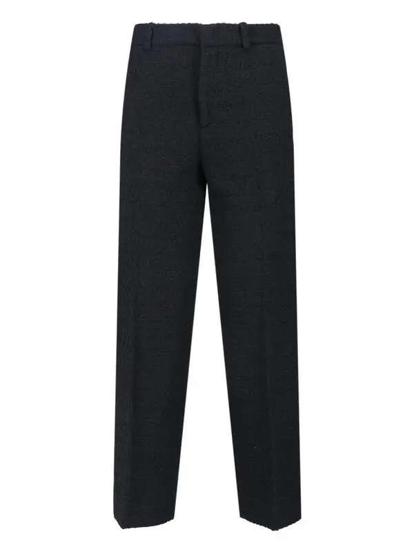 Gucci Tweed Straight Leg Trousers