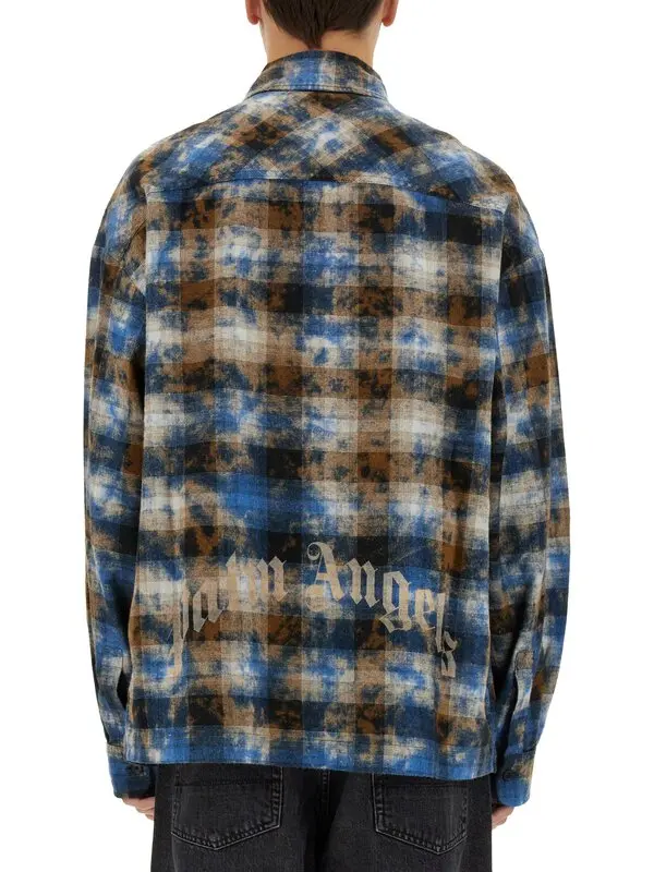 Palm Angels Plaid Shirt - Multicolour