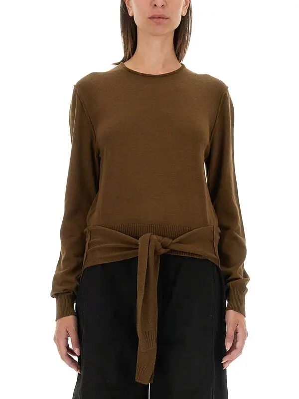 LEMAIRE Wool Blend Sweater - Brown