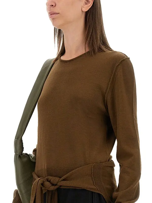 LEMAIRE Wool Blend Sweater - Brown