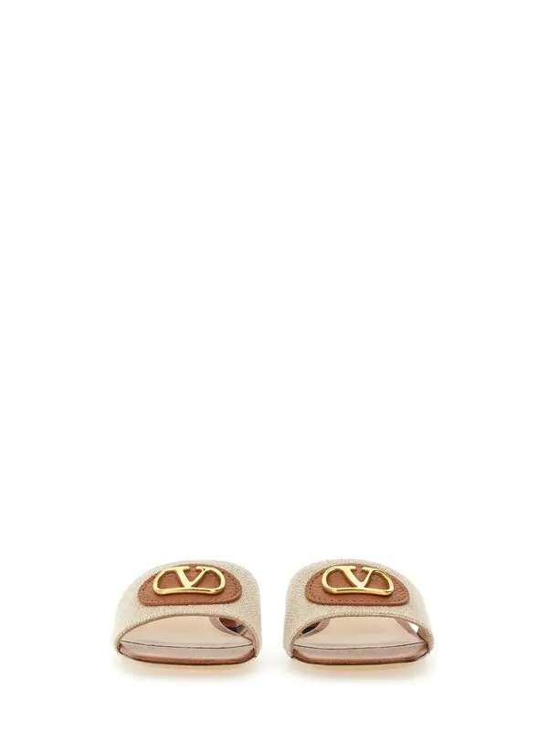 Valentino Garavani Vlogo Signature Slide Sandals