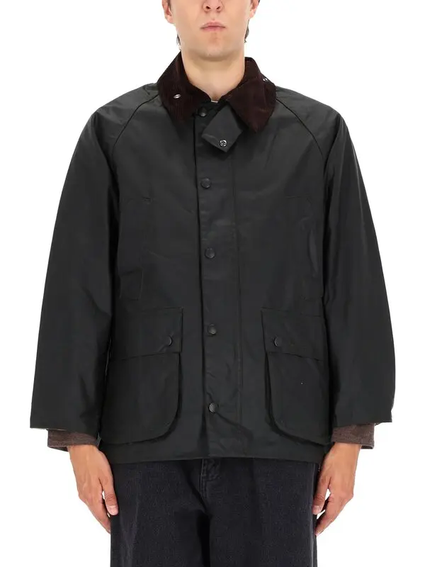 Barbour Os Bedale' Waxed Jacket - Multicolour
