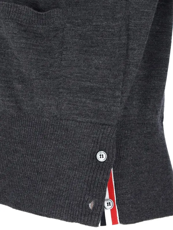 Thom Browne 4-bar Merino Wool Cardigan