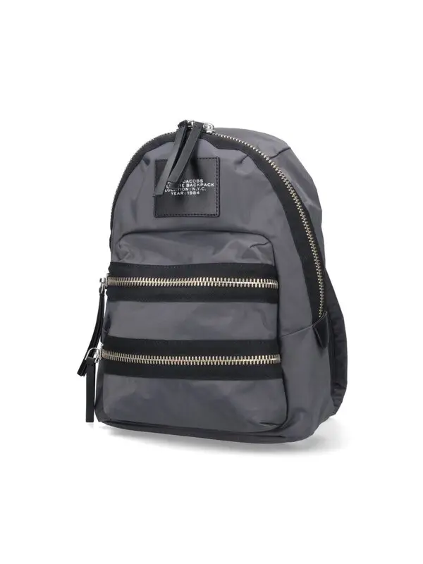 Marc Jacobs The Biker Medium Backpack - Gray