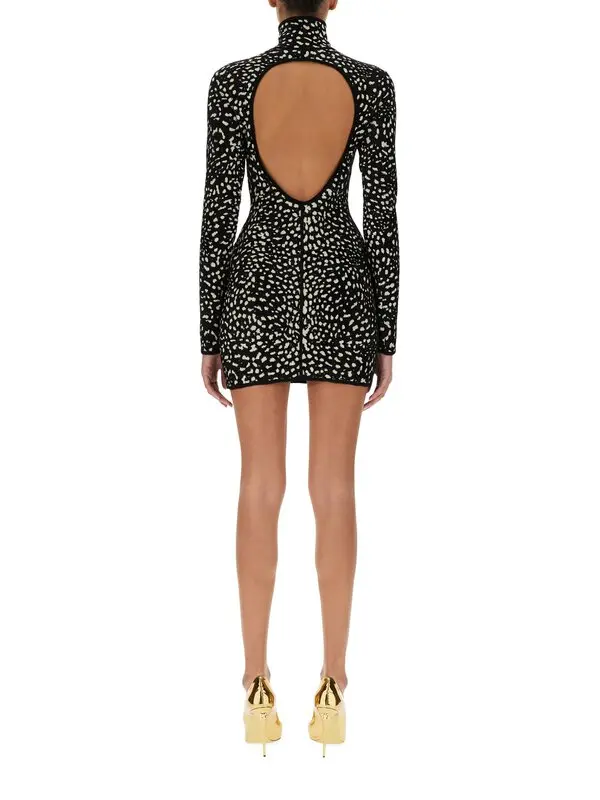 Roberto Cavalli Cheetah Print Mini Dress - Multicolour