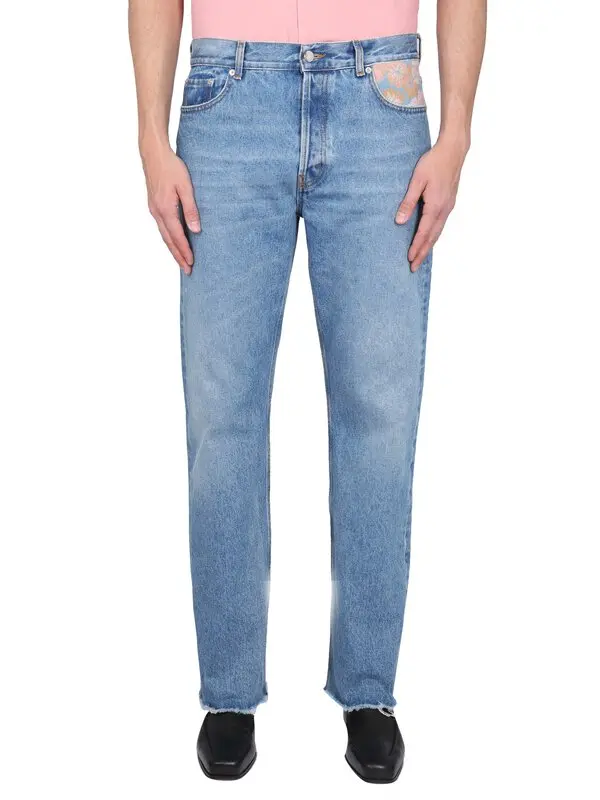 Séfr Floral Jeans - Azure