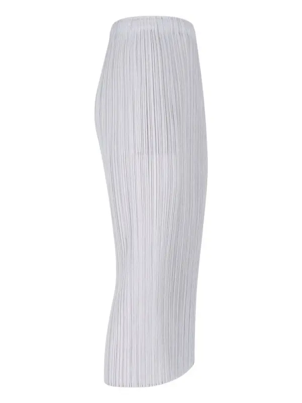 MAISON MARGIELA Pleated Midi Skirt - Gray