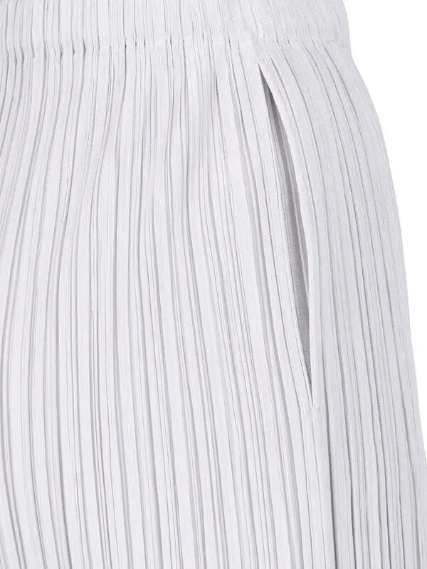 Issey Miyake Pleats Please Midi Skirt - Gray