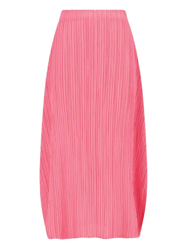 MAISON MARGIELA Pleated Midi Skirt - Pink