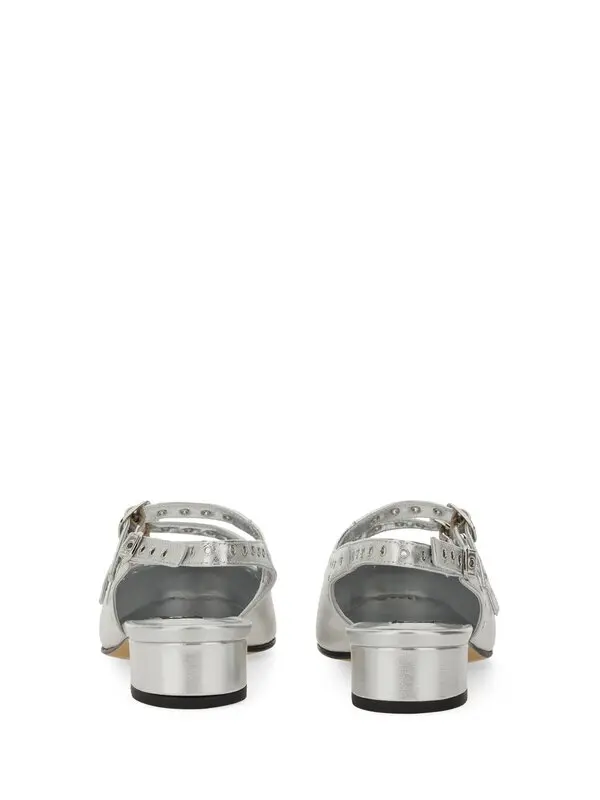 CAREL Mary Jane Slingback - Silver