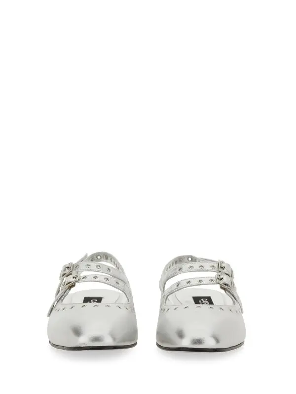 CAREL Mary Jane Slingback - Silver