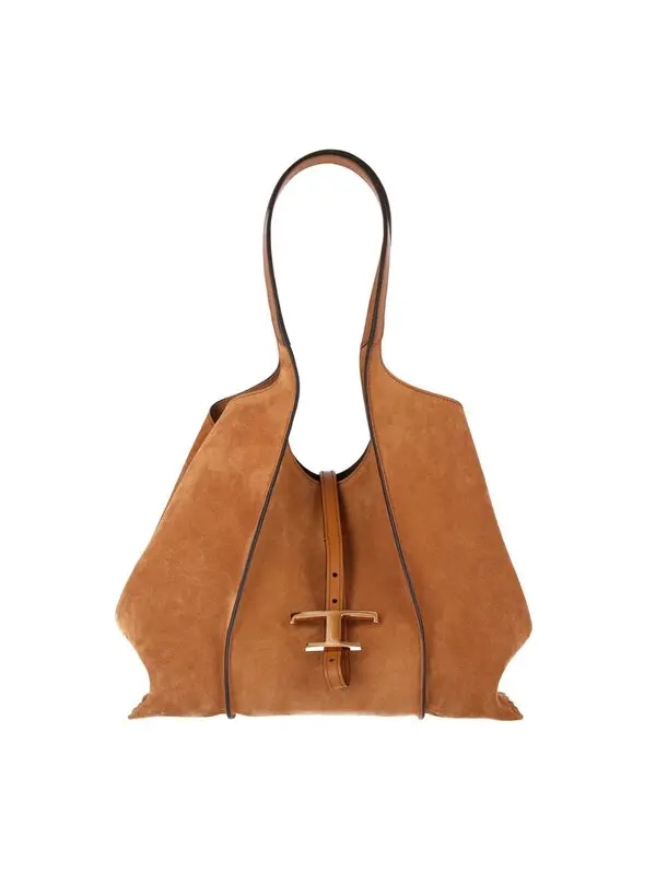 TOD'S T Timeless Tote Bag - Brown