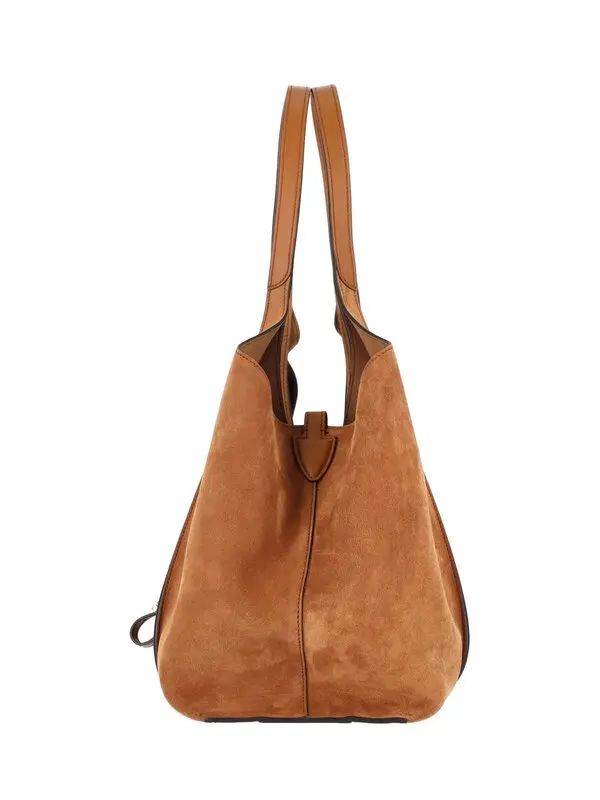 TOD'S T Timeless Tote Bag - Brown