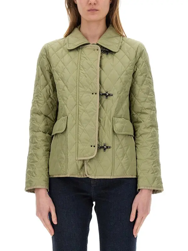 FAY 3-hook Nylon Quilted Jacket