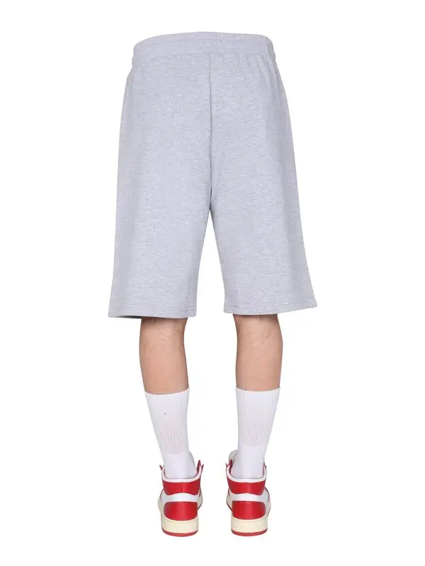 HINNOMINATE Bermuda Short With Logo - Grey
