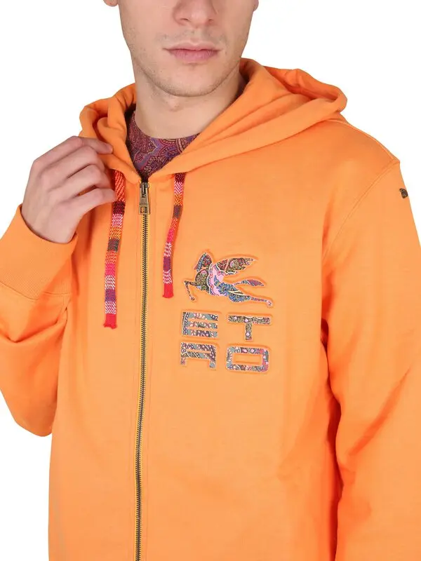 Etro Zip-up Hooded Sweatshirt