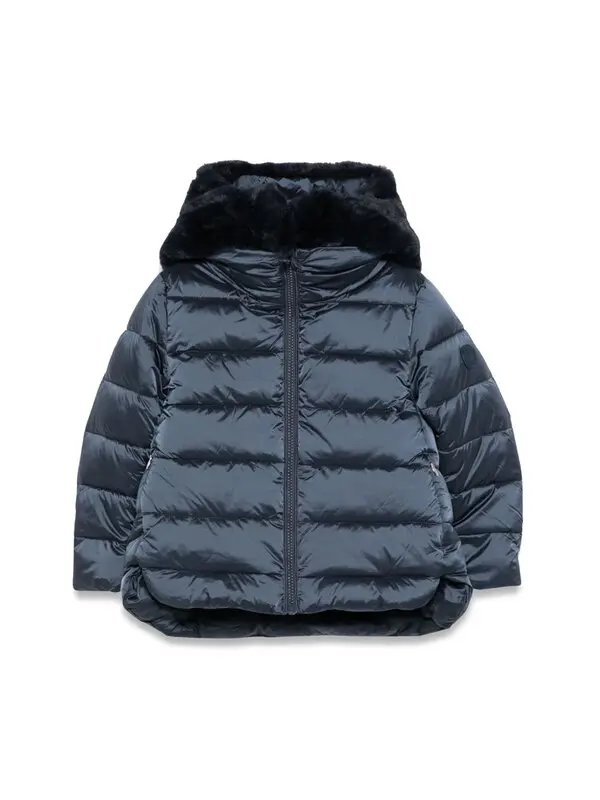 SAVE THE DUCK Hooded Padded Coat - Blue