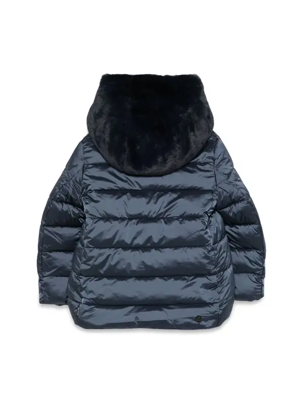 SAVE THE DUCK Hooded Padded Coat - Blue