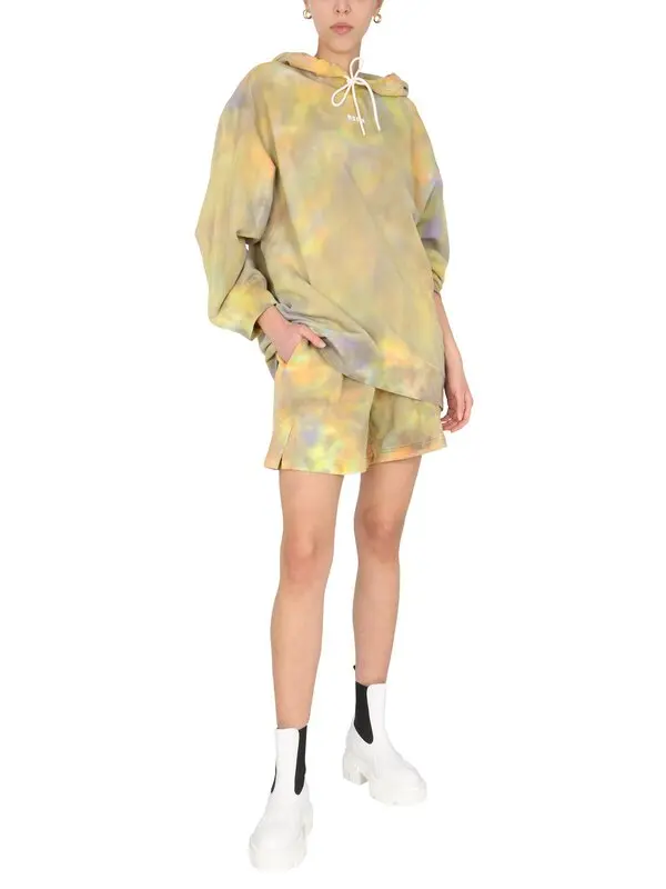 MSGM Cotton Shorts - Multicolour