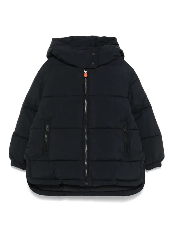 SAVE THE DUCK Hooded Padded Coat - Black